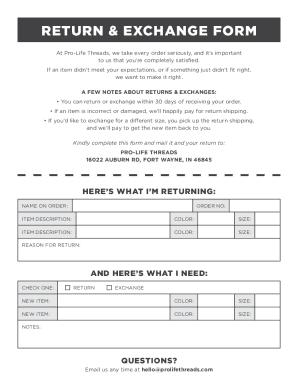 Fillable Online PLT-Return-and-Exchange-Form.indd Fax Email Print ...