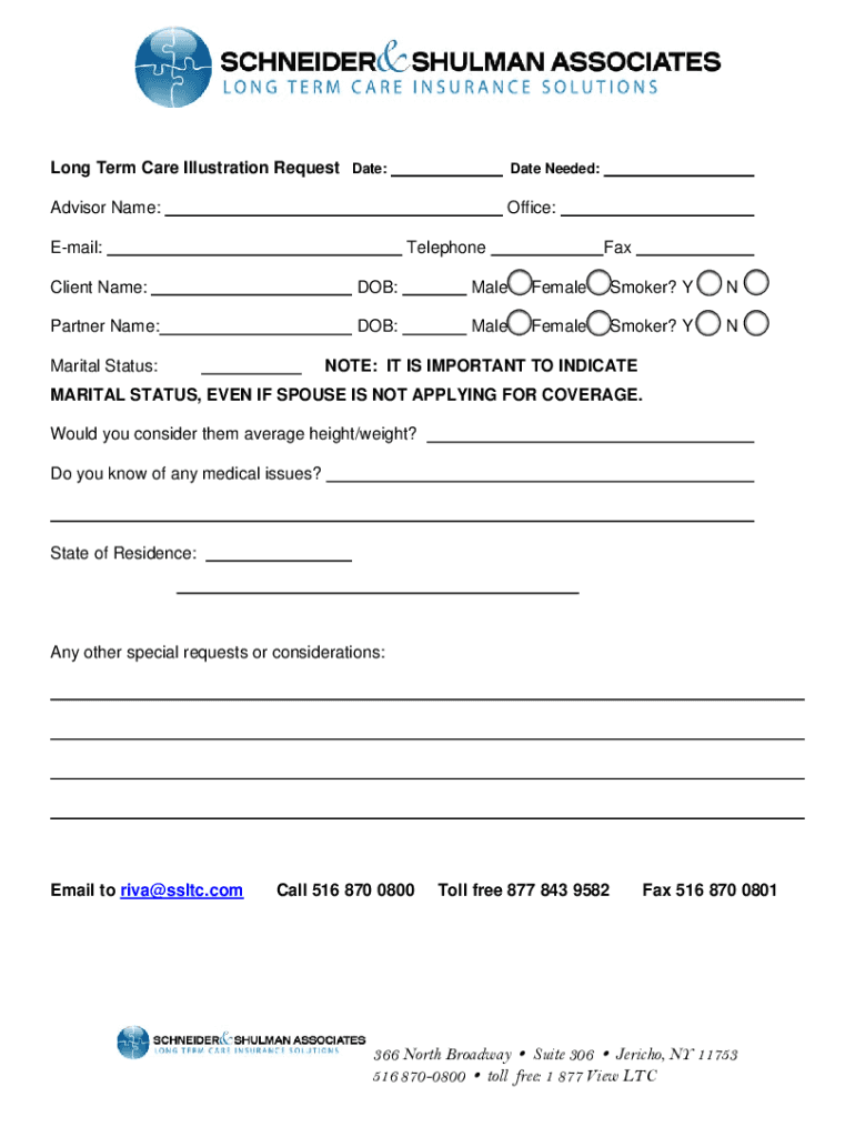 Fillable Online Generic Illustration request form Fax Email Print ...