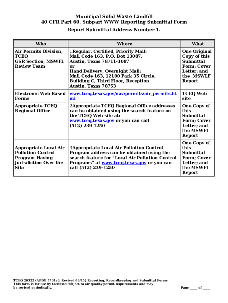 Municipal Solid Waste Landfills Complying with 40 CFR Part 60 ... Doc ...