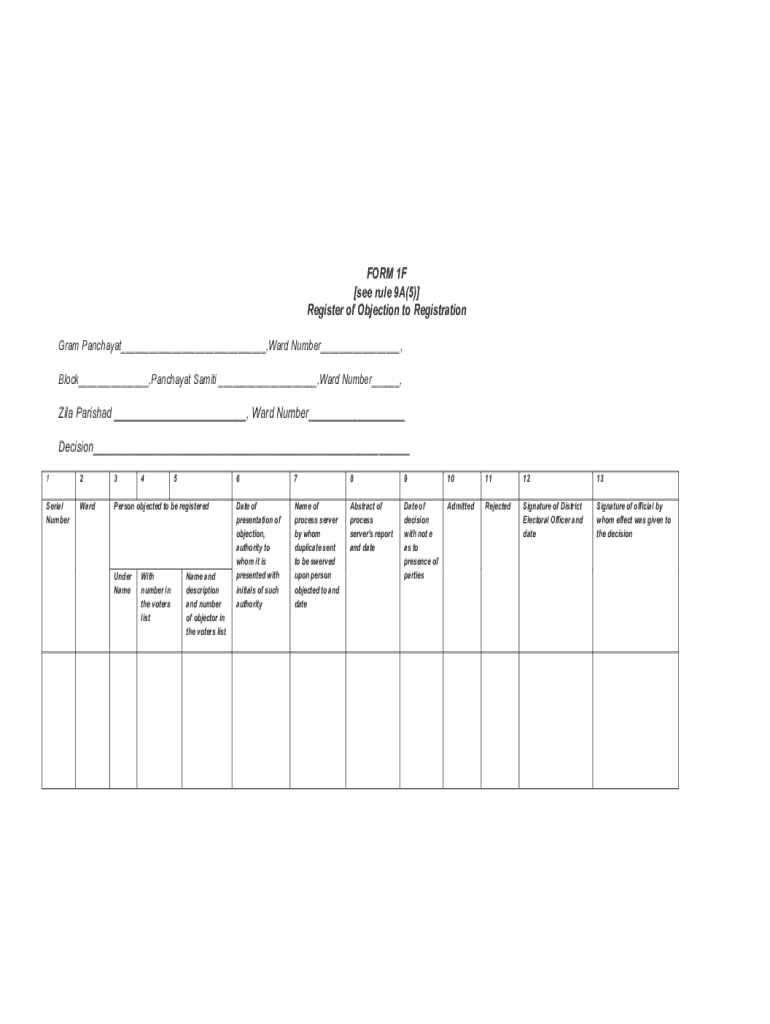 Fillable Online Form 1 - Application for Registration of a CompanyFORM ...