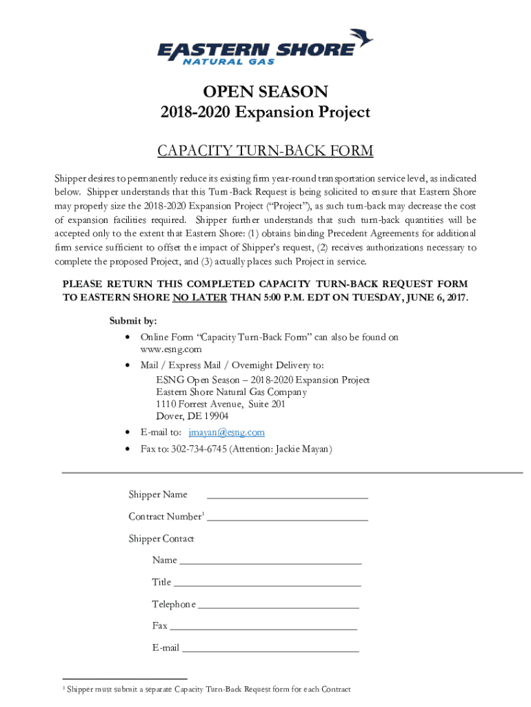 Fillable Online Expansion Project - Overview, How It Works, Example Fax ...