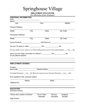 Fillable Online Hearthside Senior Living Application Final ...