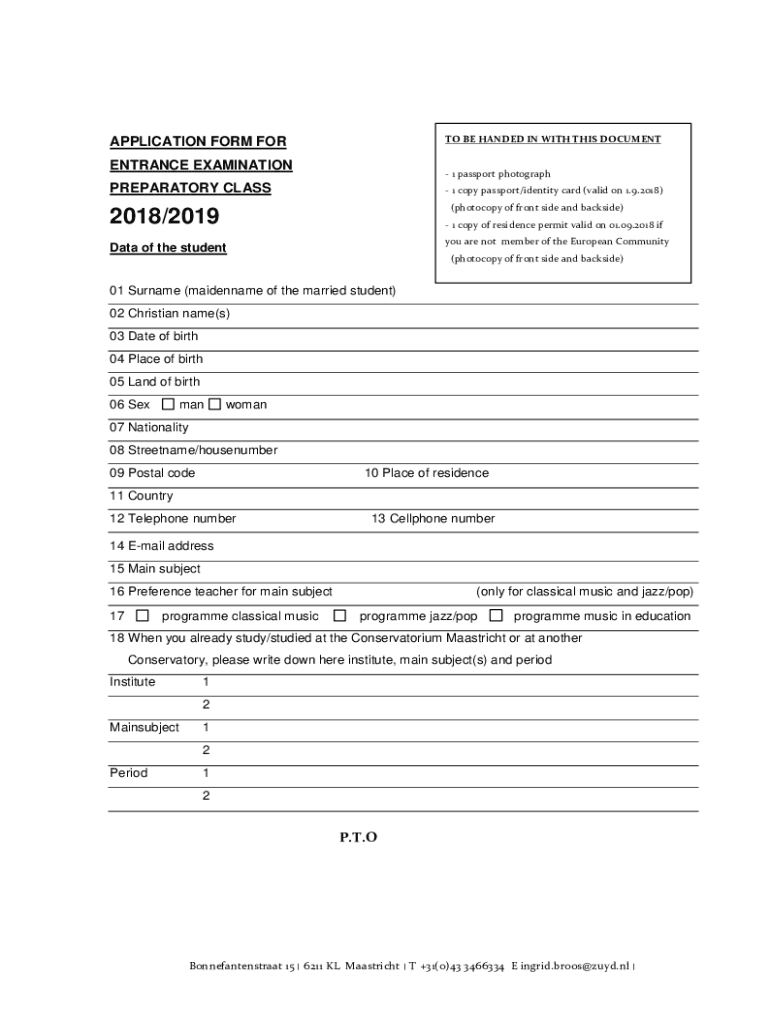 Fillable Online Permission Letter to Take the Exam (Sit in Exam) Sample ...