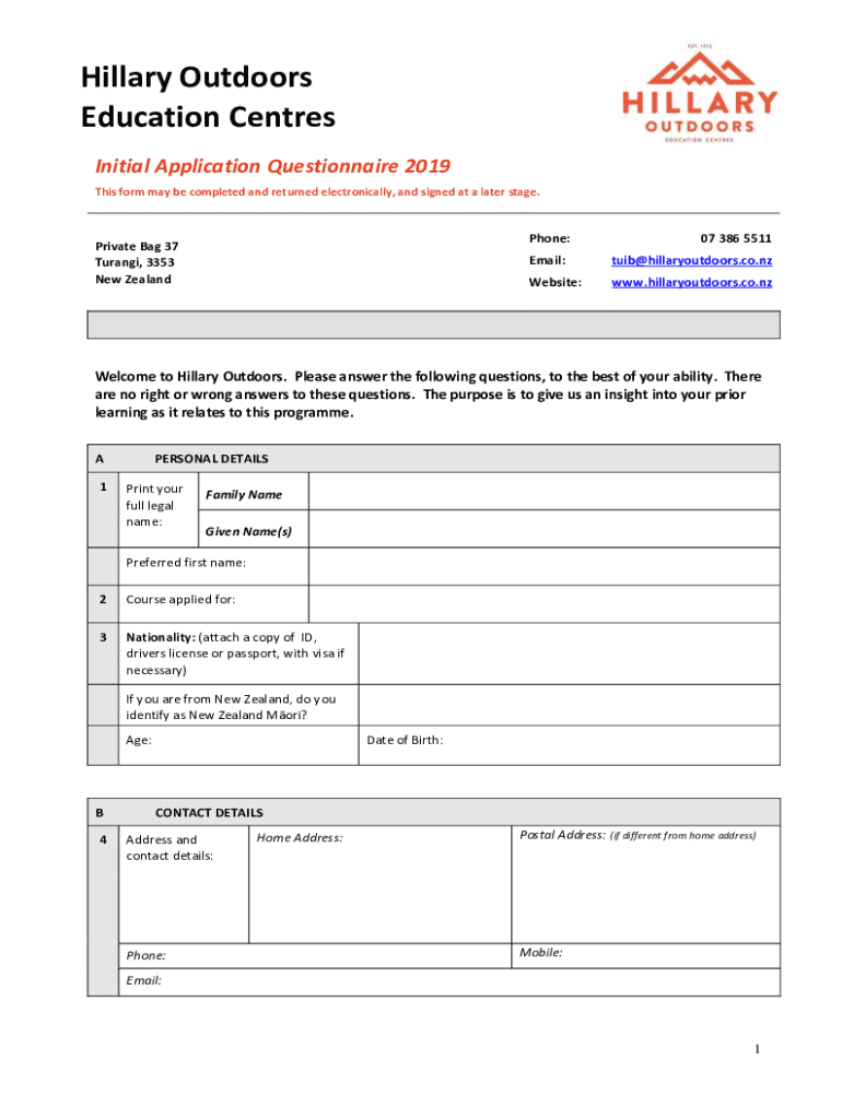 Fillable Online TERTIARY APPLICATION GUIDELINE FOR INTERNATIONAL ...
