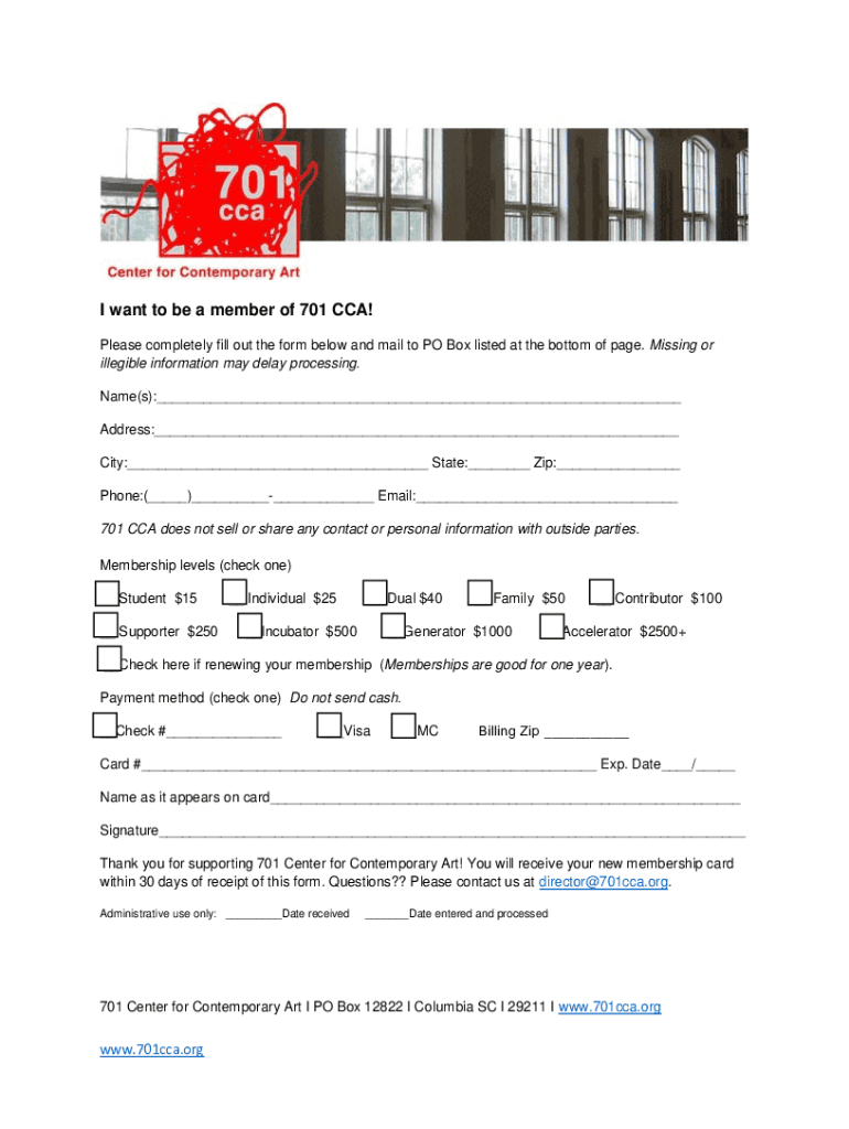 Fillable Online Cca Form - Fill Out and Sign Printable PDF ...