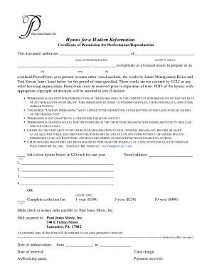 Fillable Online HMR Permission Form Fax Email Print - pdfFiller