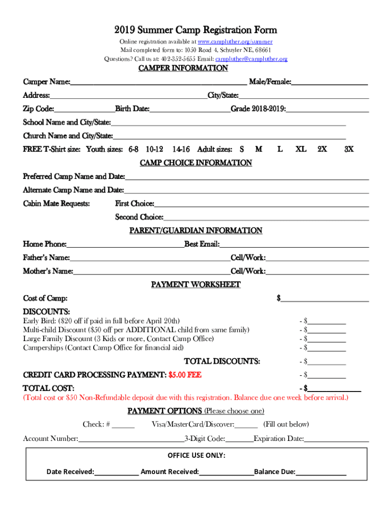 Fillable Online Fillable Online Plan your summer: A list of children's camps and ... Fax Email ...