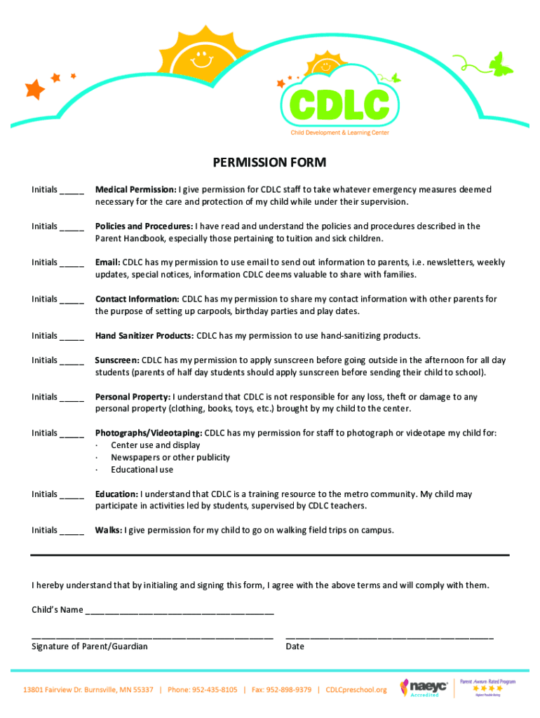 Fillable Online Emergency Medical Care Consent FormWhitney Child Centre ...