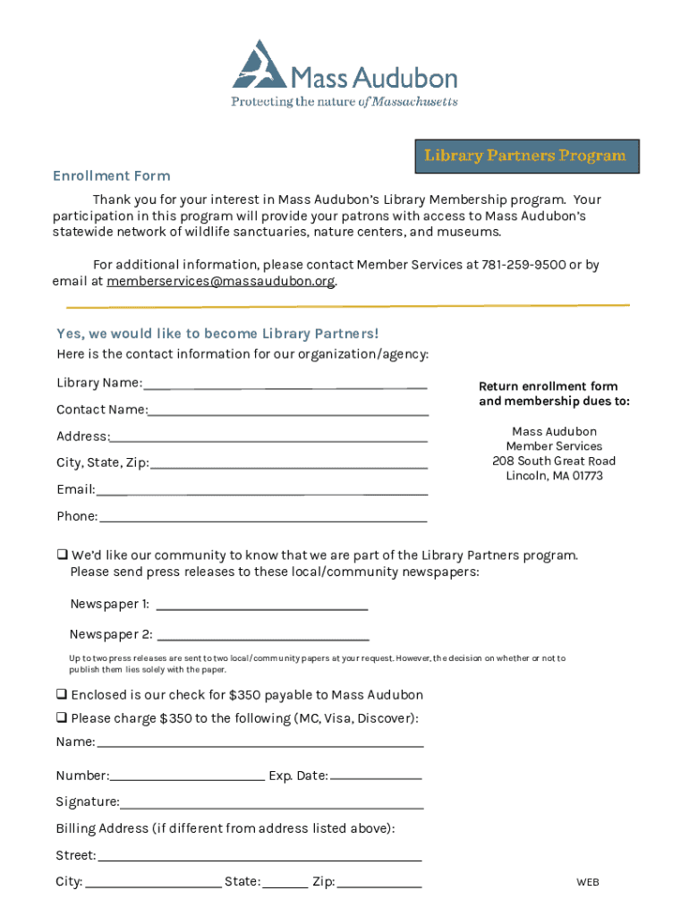 Fillable Online Frequently Asked Questions - Mass Audubon Fax Email Print - pdfFiller