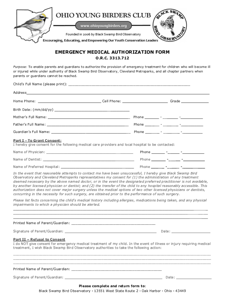 Fillable Online Lawriter - ORC - 3313.712 Emergency medical ...