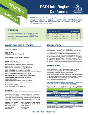 Fillable Online Regional - PATH Intl Fax Email Print - pdfFiller