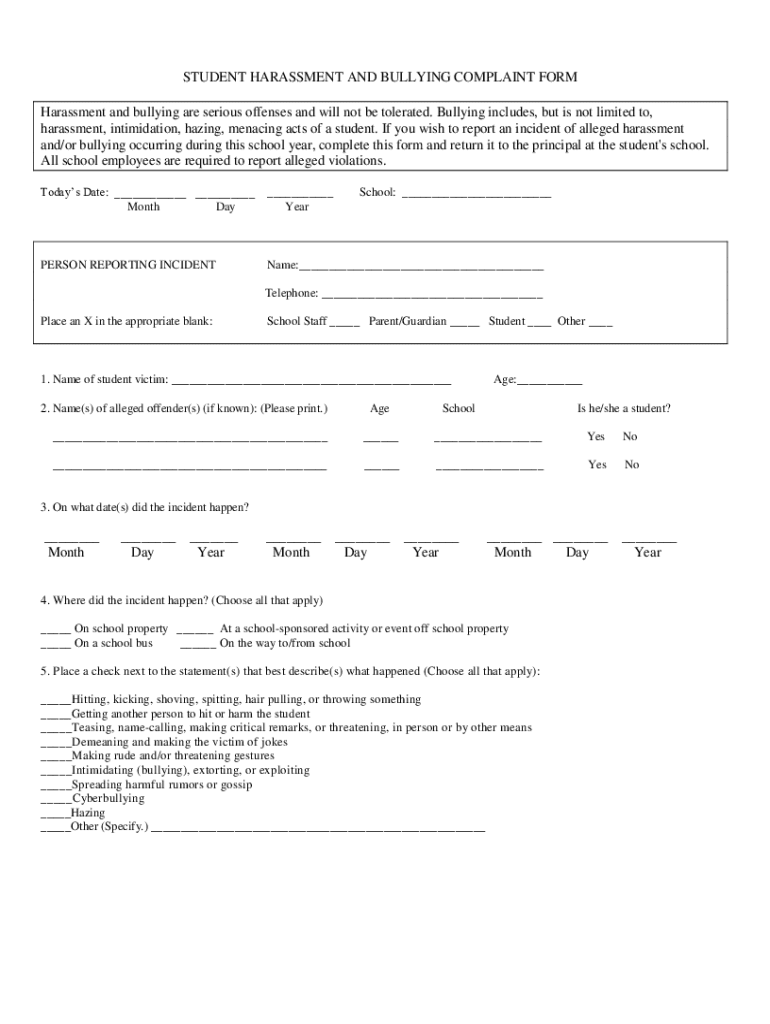 Fillable Online images pcmac 5517.01 - BULLYING AND OTHER FORMS OF ...