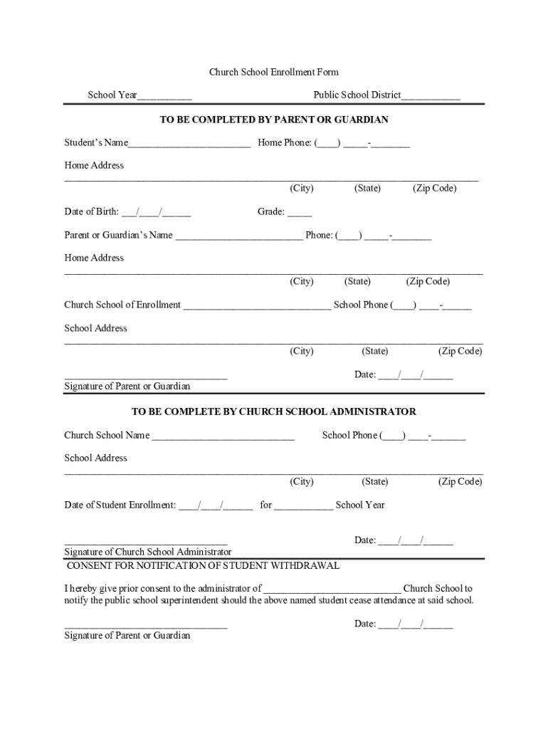 Fillable Online images pcmac church school enrollment form.docx Fax Email Print - pdfFiller