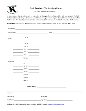 Fillable Online FREE 9+ Sample Cash Receipt Forms in PDFMS ...