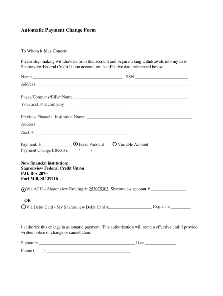 Fillable Online Sample Letter: Stop Automatic Payments - Clark HowardFiling FeesUSCISFiling ...