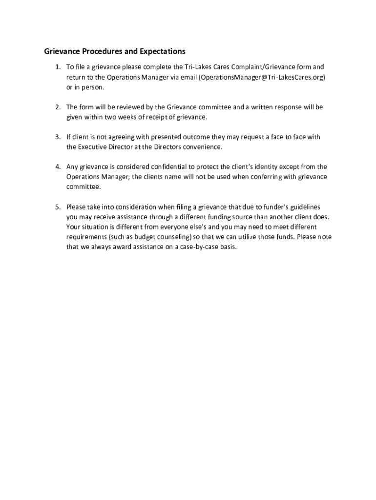 Fillable Online 37 Editable Grievance Letters (Tips & Free Samples ...