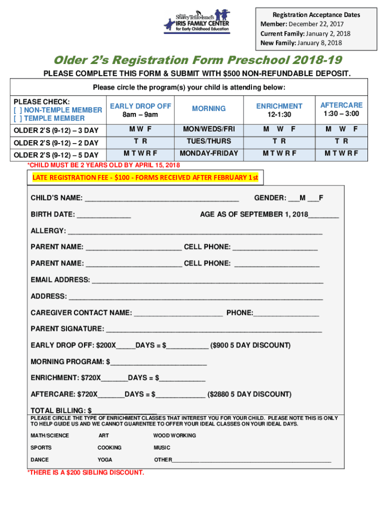 Fillable Online FAMILY REGISTRATION FORM (NEW) - Nativity School Fax ...