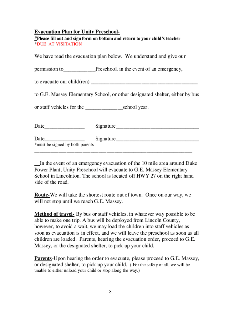 Fillable Online Personal Emergency Evacuation Plan - Fill Out and Sign ...
