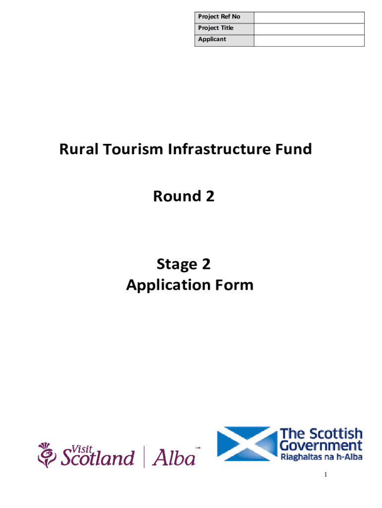 Fillable Online Rural Tourism Infrastructure Fund Round 2 Stage 2 ...