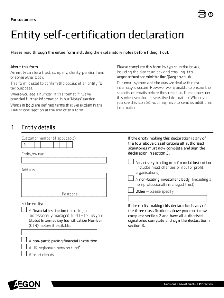 Fillable Online How to Write a Self Declaration Letter Fax Email Print ...