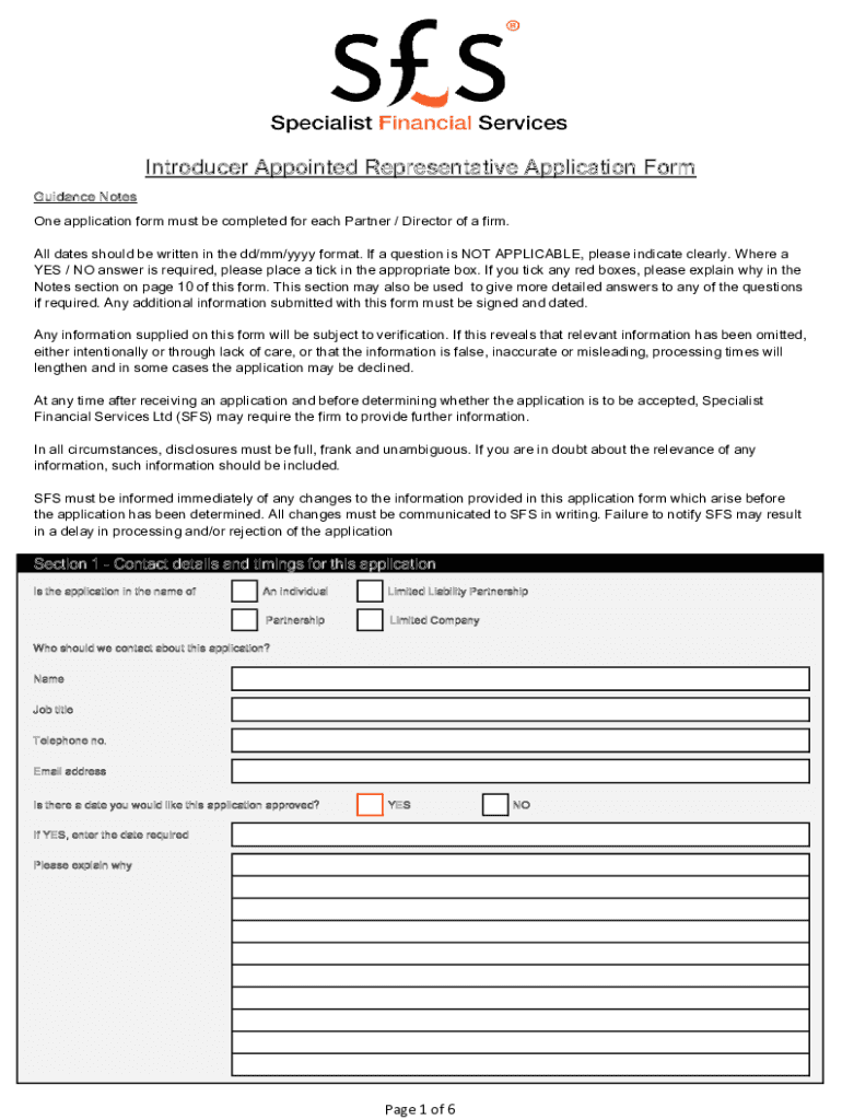Fillable Online Form 3A - Notification for Appointment of an Appointed ...