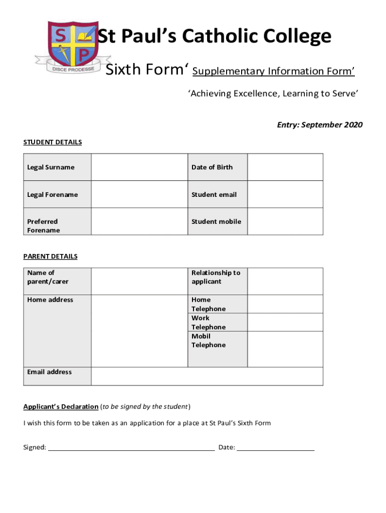 Fillable Online Apply for Admission - Loreto College Fax Email Print ...
