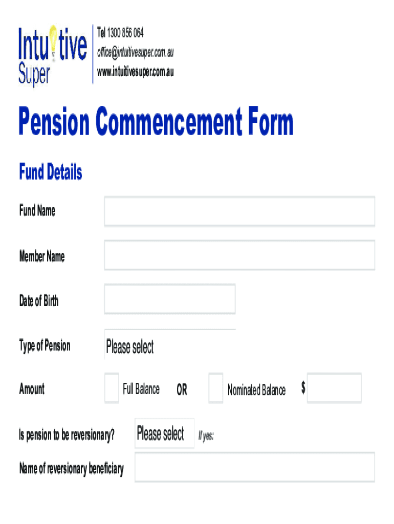 Fillable Online Superannuation Order Form Fax Email Print - pdfFiller