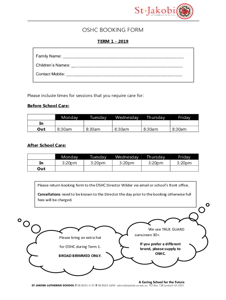 Fillable Online before school care brushing teeth brushing program ...