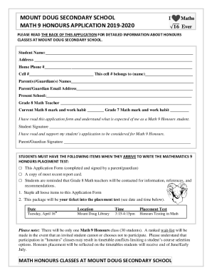 Fillable Online mountdoug sd61 bc mount doug secondary school math 9 ...