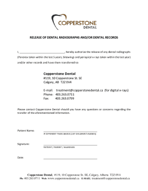 Fillable Online X-Ray radiographs refusal form - Fishman Pediatric ...