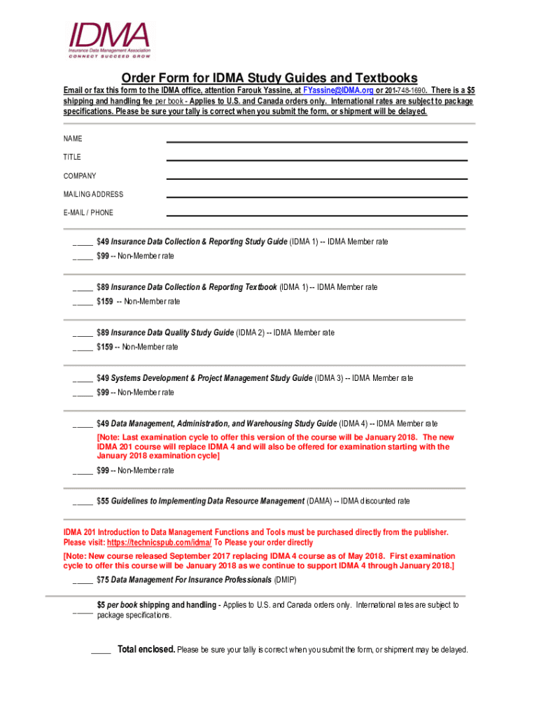 Fillable Online INSURANCE DATA MANAGEMENT ASSOCIATION - Simple ... Fax ...