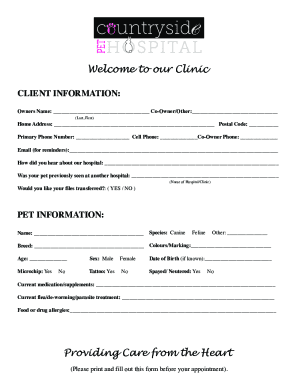 Fillable Online Co-Owner Registration Form Fax Email Print - pdfFiller