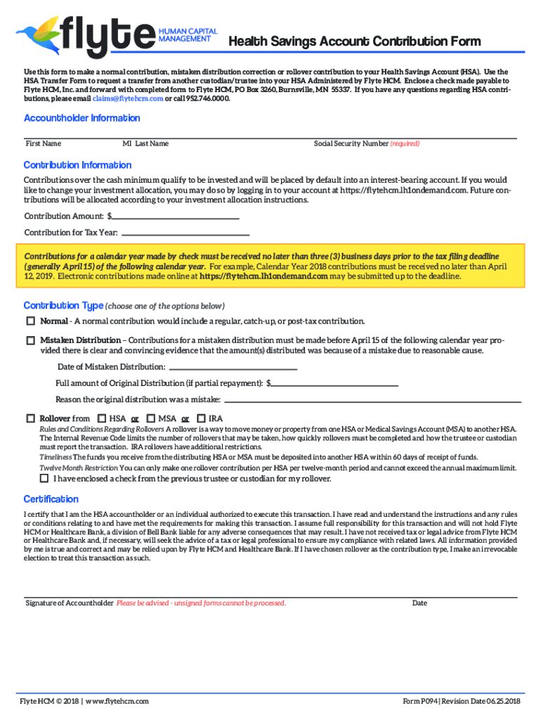 Fillable Online Important Forms - HSA Bank Fax Email Print - pdfFiller