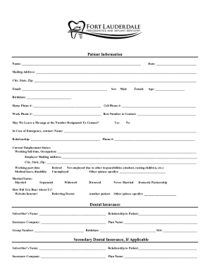 Fillable Online In take forms.docx Fax Email Print - pdfFiller