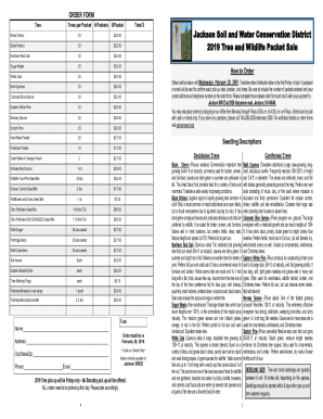 Fillable Online Trees per Packet Fax Email Print - pdfFiller