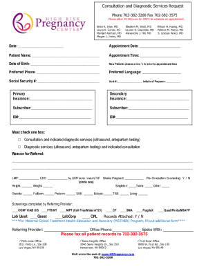 Fillable Online Preventative Diagnostic CenterLow-Dose CT Scans Las ...