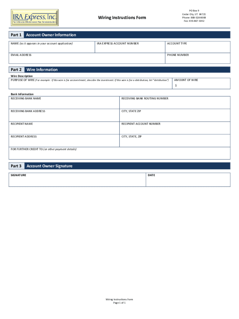 Fillable Online Individual Retirement Account (IRA) Application ...