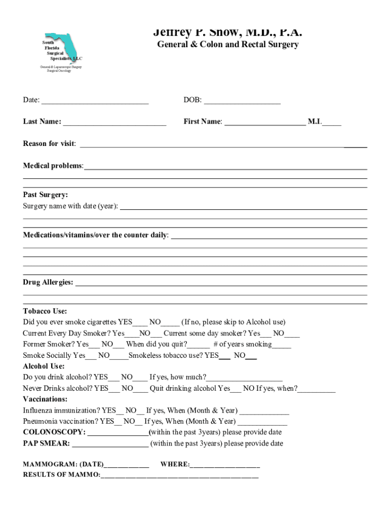 Fillable Online office intake form.docx Fax Email Print - pdfFiller