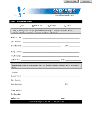 Fillable Online 41 Credit Card Authorization Forms Templates Ready-to ...