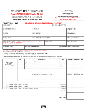 Fillable Online PLEASE MAKE CHECKS PAYABLE TO SMG Fax: (504) 587-3504 ...