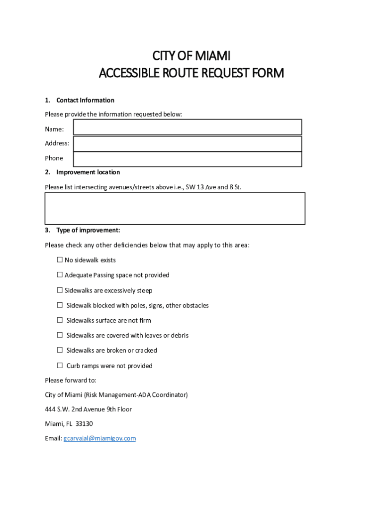Fillable Online ACCESSIBLE ROUTER REQUEST FORM Fax Email Print - pdfFiller