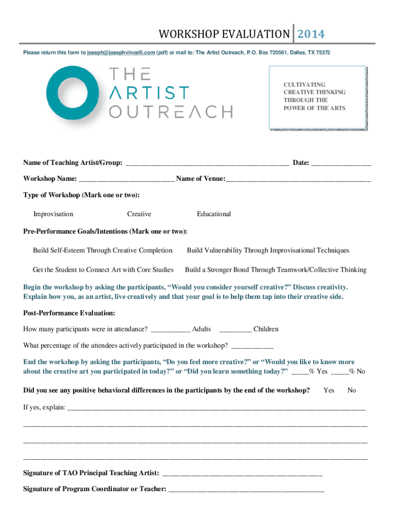 Fillable Online Parent/Teacher Home Visit Project Evaluation Toolkit ...