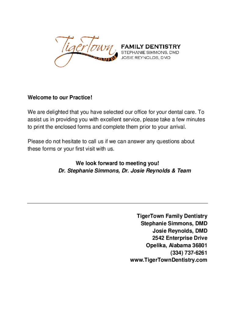 Fillable Online 5 New Patient Welcome Letters That Increase Engagement ...