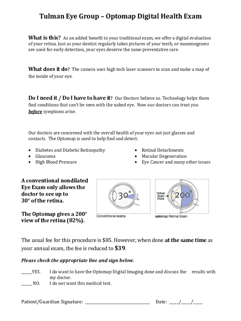 Fillable Online Form 1033 Medical history - Tulman Eye Group Fax Email ...