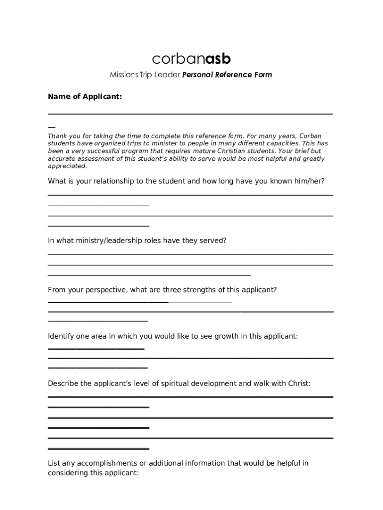 Thank you for taking the time to complete this reference Doc Template | pdfFiller