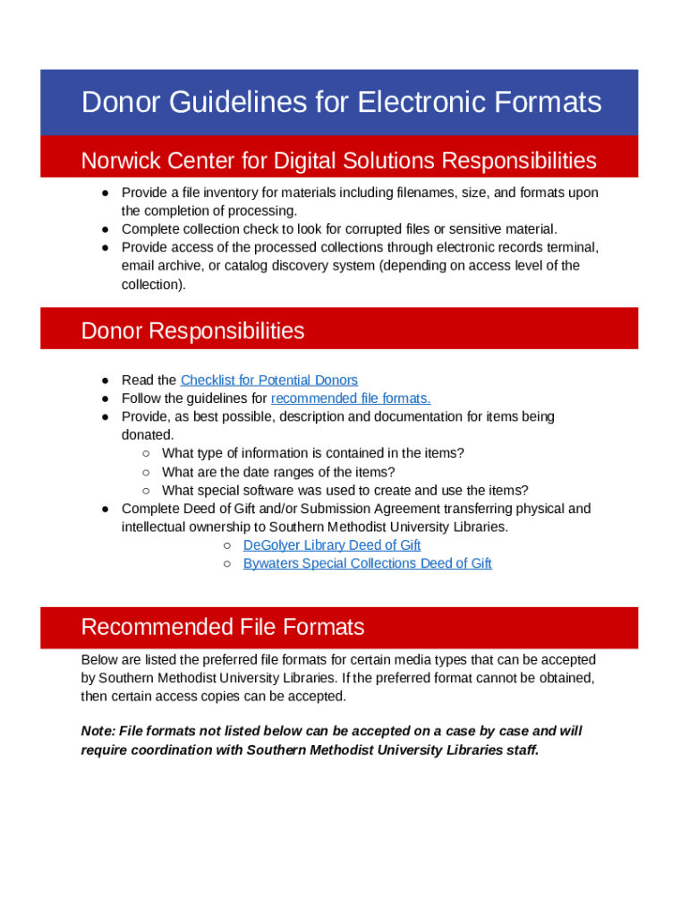 Guidance for Submission of Electronic Docket Materials under ... Doc ...