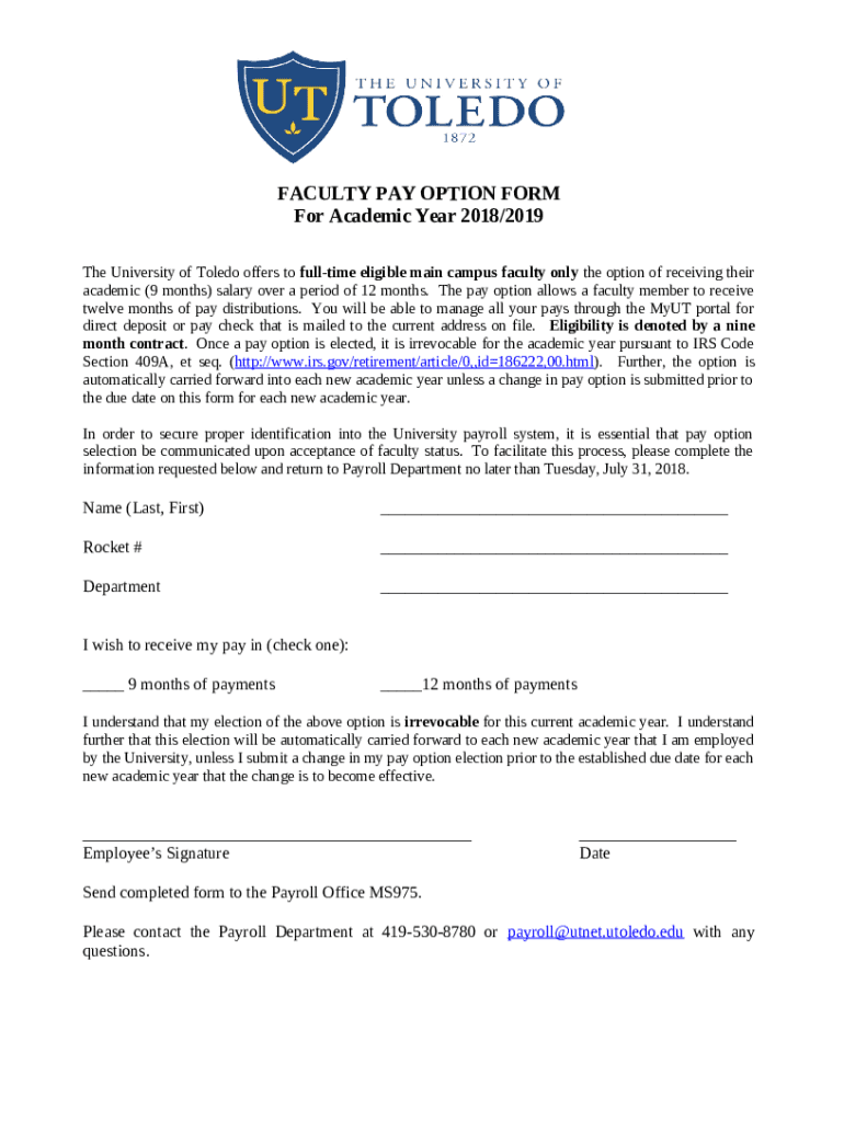 Faculty Rules and Regulations - University of Toledo Doc Template ...
