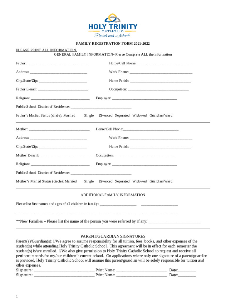 A - Application for One (2021-2022 Intake) Doc Template | pdfFiller