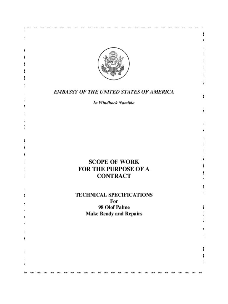 Fillable Online Embassy of the United States in Windhoek, Namibia Fax ...