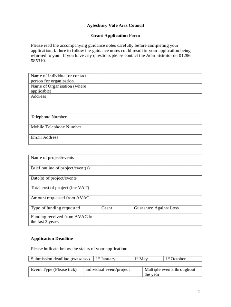 Application Guidance for Applicants ... - Aylesbury Vale Area Doc ...